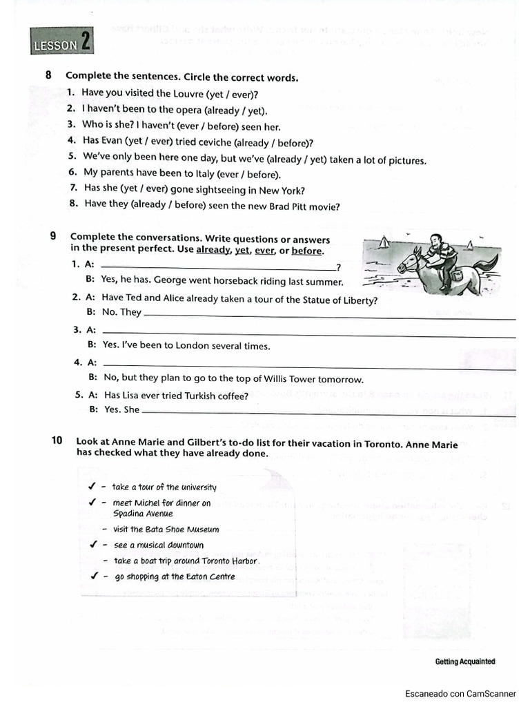 UNIT 1 - Lesson 2 | PDF