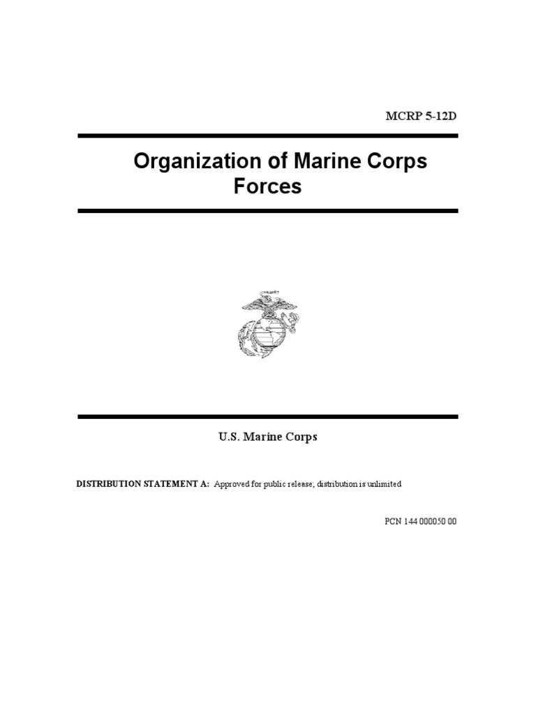 Marine Corps Forces Organization Guide | PDF | Marine Air Ground Task ...