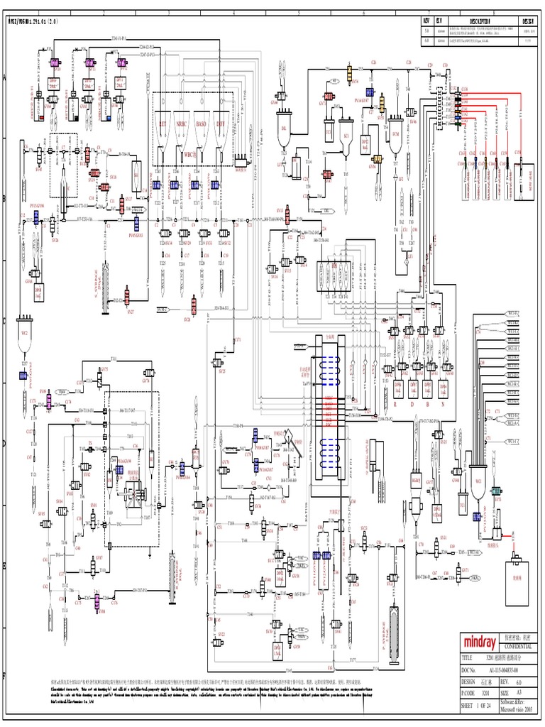 BC-6800 Fluidic Diagram | PDF