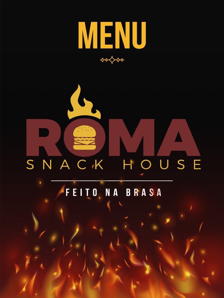 Cardápio Roma Snack House 2020 | PDF