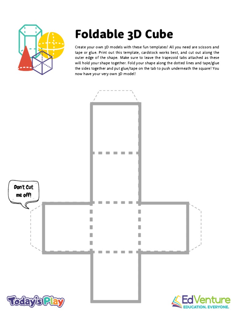 Foldable 3D Shapes | PDF | Home & Garden