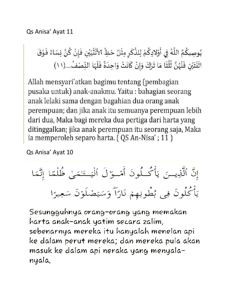 Qs Anisa | PDF