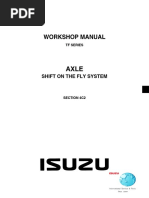 Mitsubishi Fuso Maintenance Schedule | PDF | Axle | Manufactured Goods