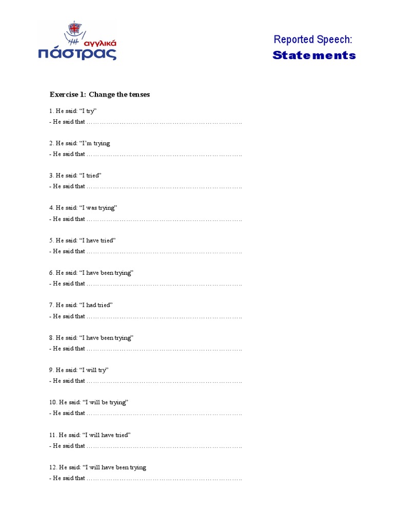 01 Reported Statements | PDF | Semantic Units | Syntax