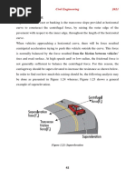 Superelevation in Highway Design | PDF | Slope | Tangent