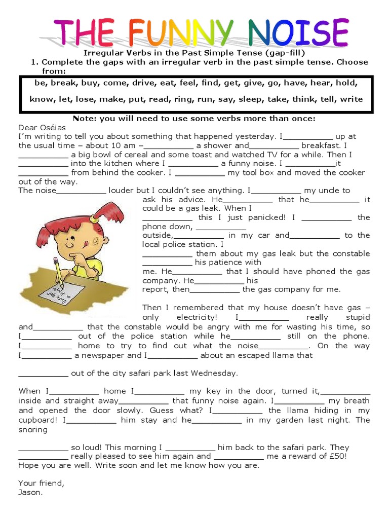The Funny Noise Simple Past 2c 1 | PDF