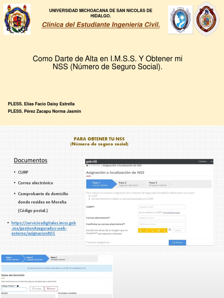 Como Darme de Alta en El I.M.S.S. | PDF