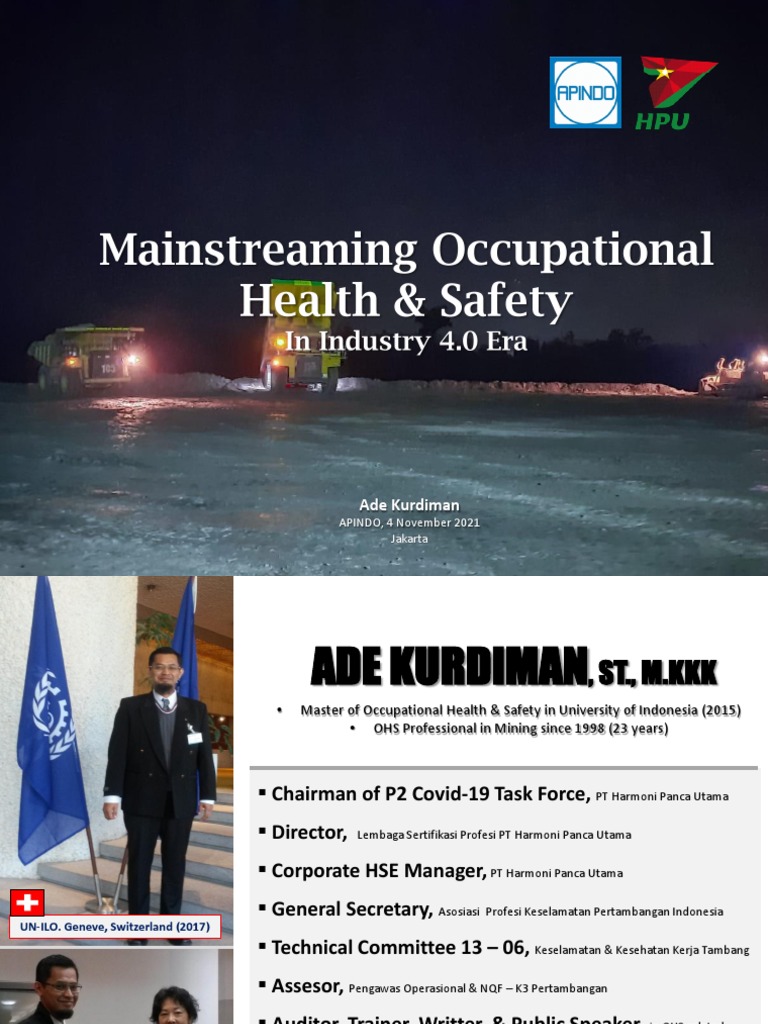 HPU 13 - Mainstreaming Safety in Industry 4.0 - 041121 (APINDO) | PDF ...