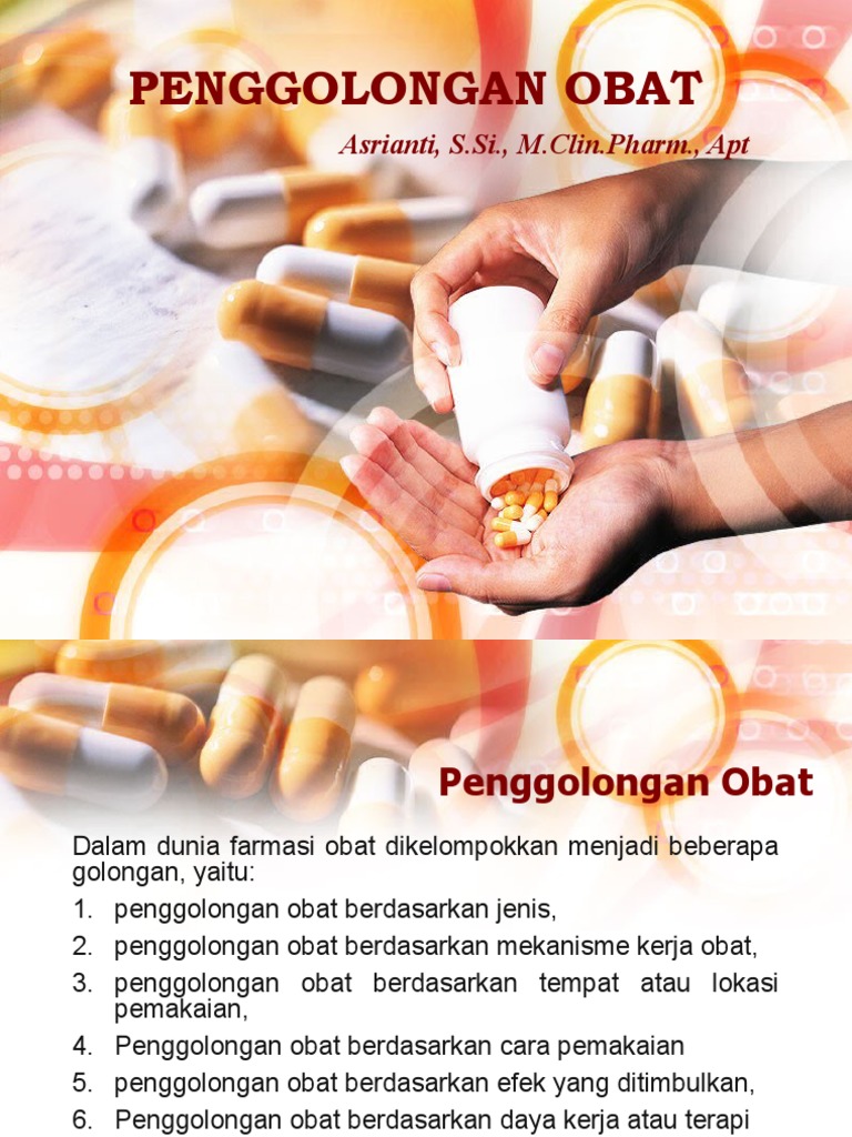 Penggolongan Obat Farmasi | PDF