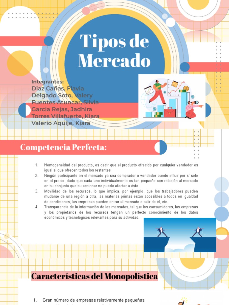 Tipos de Mercado | PDF | Mercado (economía) | Monopolio