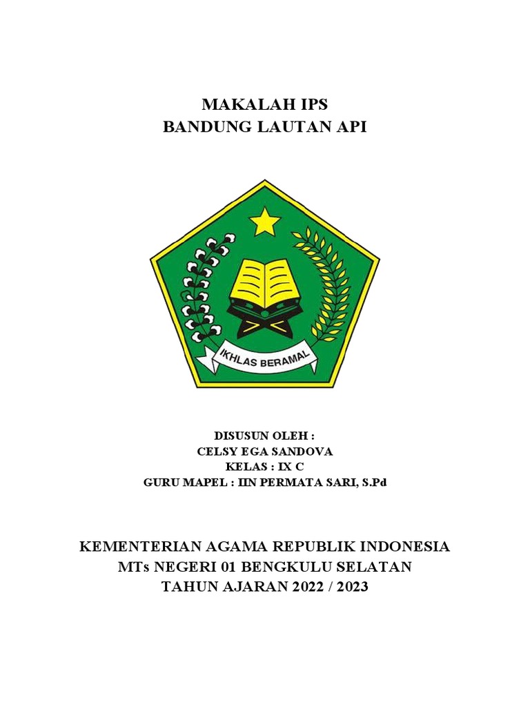Makalah Bandung Lautan Api | PDF