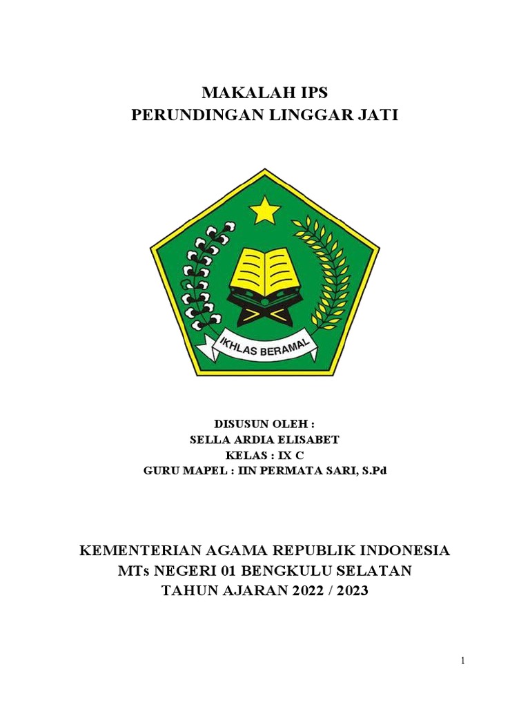Kesepakatan Perundingan Linggarjati 1946 | PDF