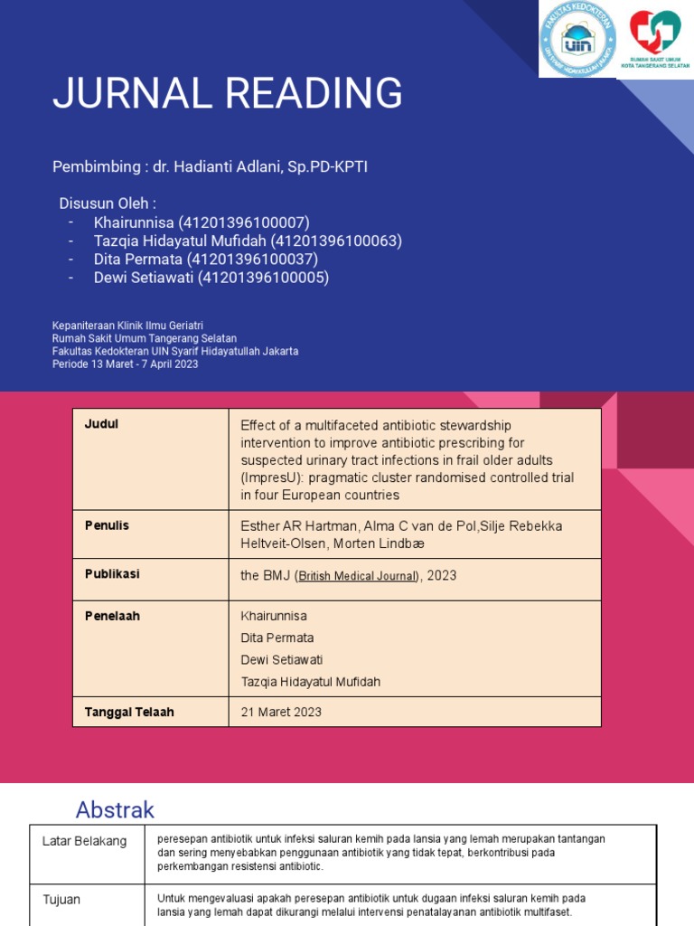 Jurnal Reading Dr. Hadianti | PDF