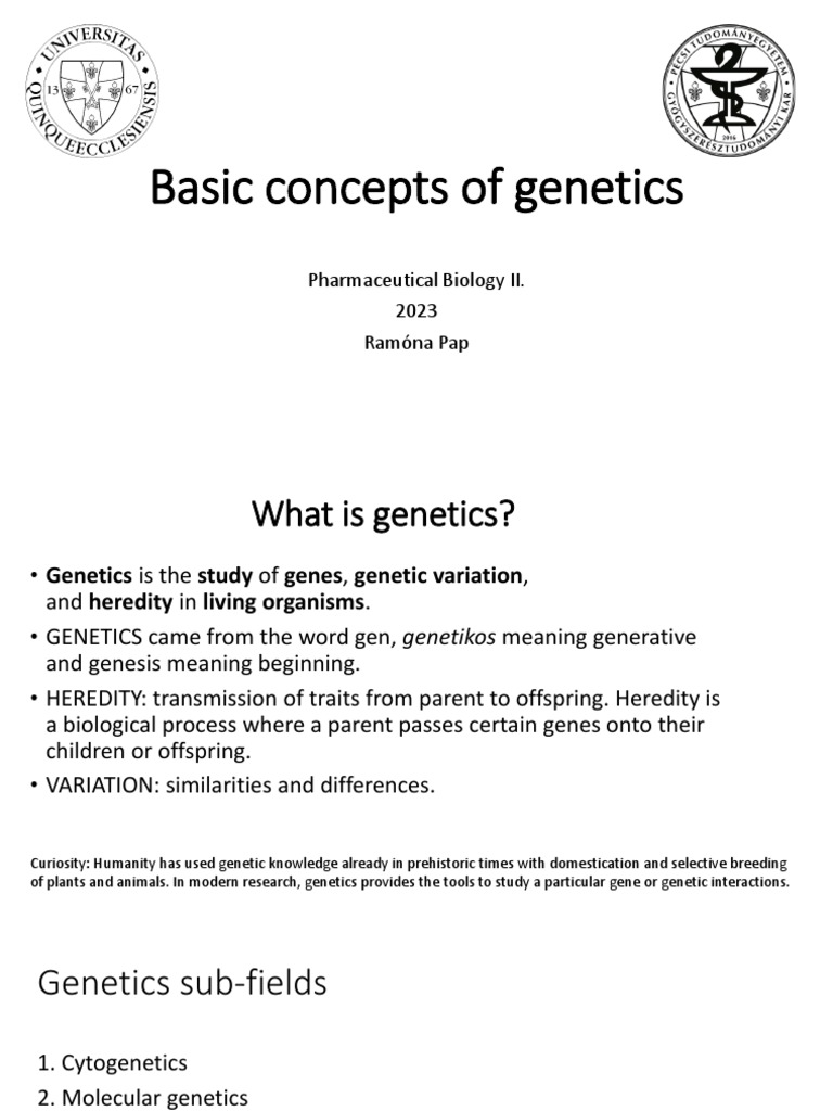 Basic Concepts of Genetics, Autosomes, Allosomes, Chromosome Disorders ...