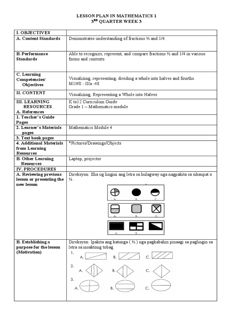 COT - DLP - MATH 1 - 3rdQWeek3 | PDF