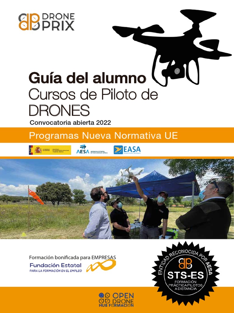 Guia-Cursos de Piloto de Drones 2022 | PDF | Vehículo aéreo no ...
