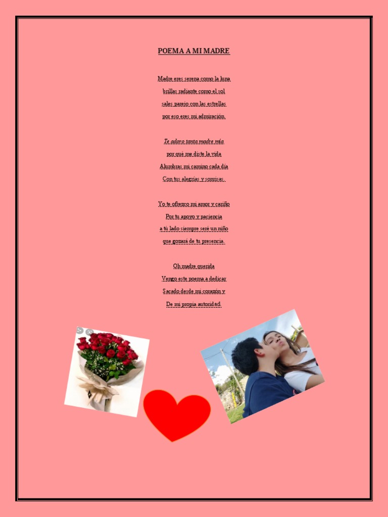 Poema a Mamá: Amor y Admiración | PDF