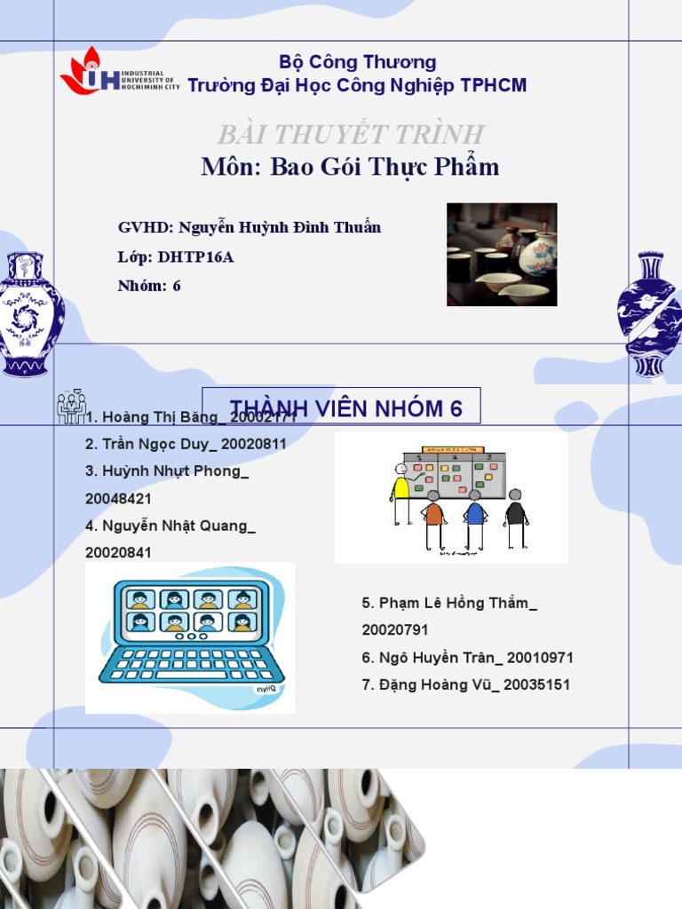 Nhóm 6 - Bao bì Thực phẩm - DHTP16A - | PDF