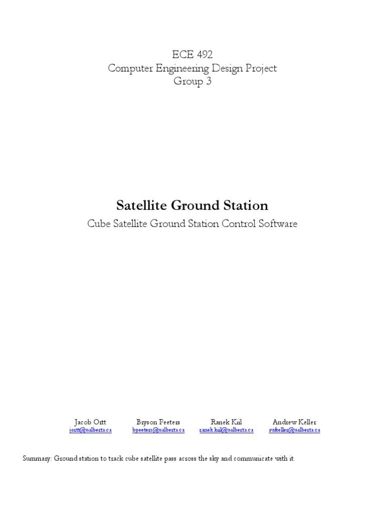 g3 Satellite Ground Station - Final Report | PDF | Compass | Decibel