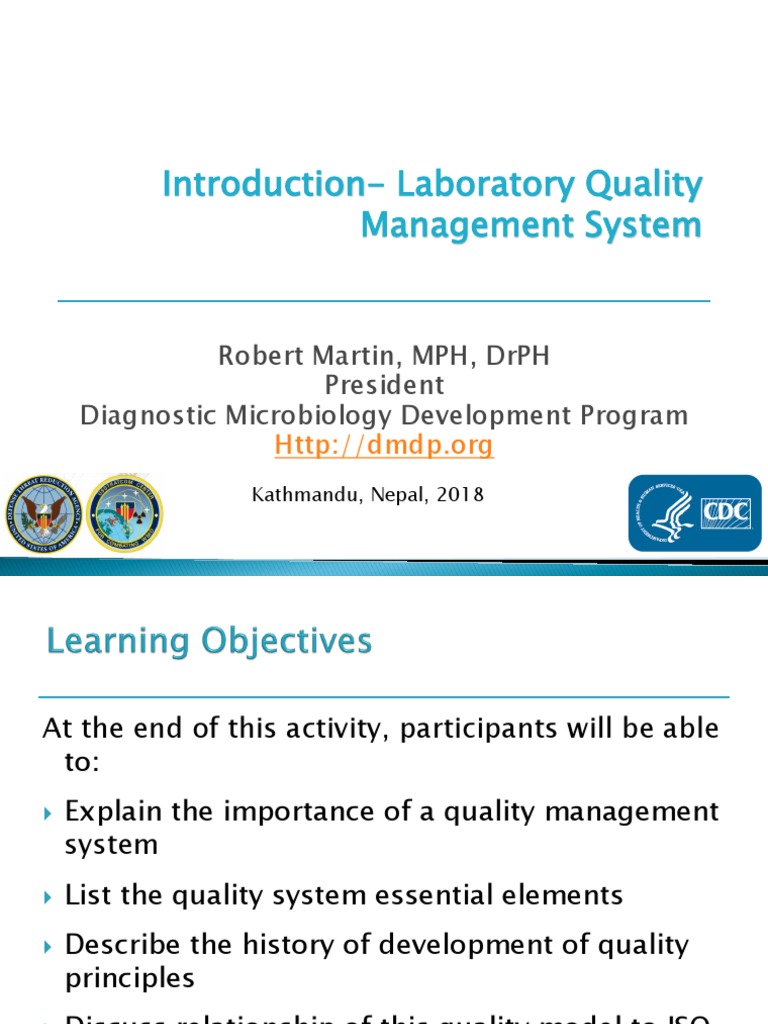 Introduction-Laboratory Quality Management System | PDF | Quality Management | Quality ...