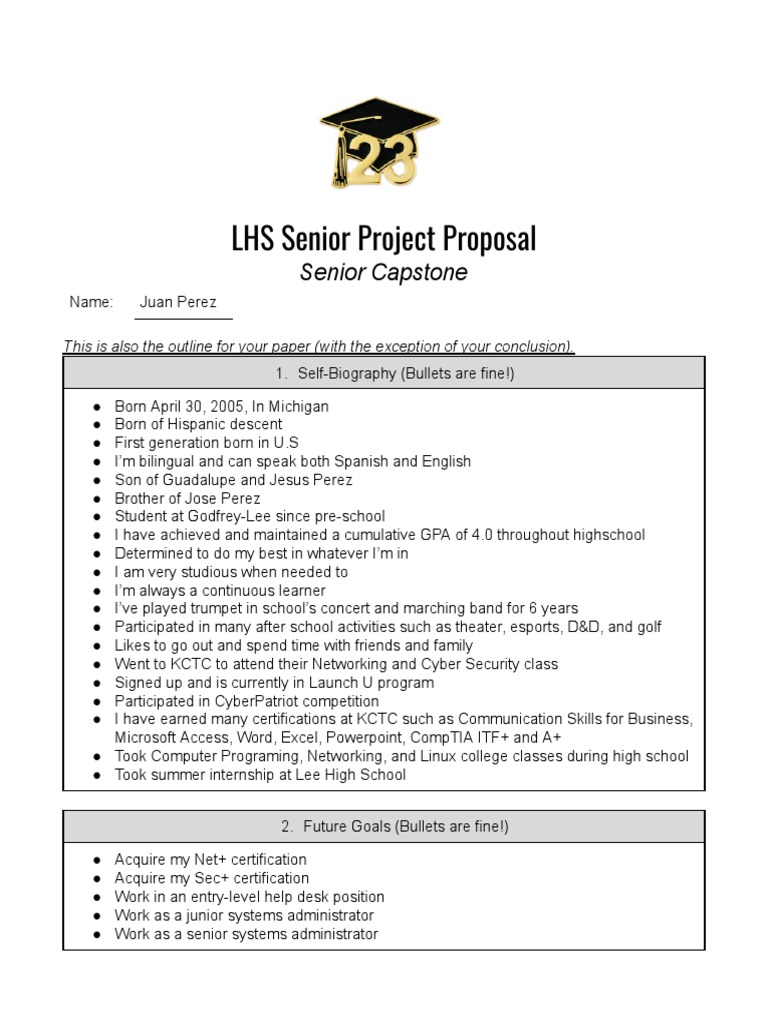 Juan Perez-Lopez - 2023 Senior Project Proposal Form | PDF | Computer Security | Security