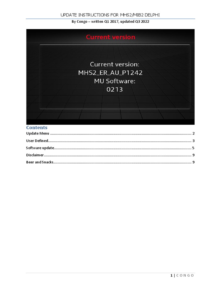 MHS2 Update Instruction | Download Free PDF | Software Development | Computing