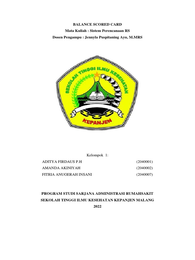 Balance Score Card | PDF