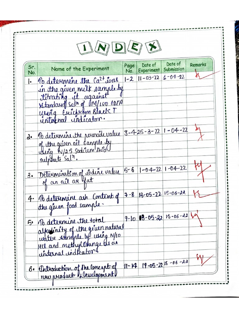 Food Chemistry Practical | PDF