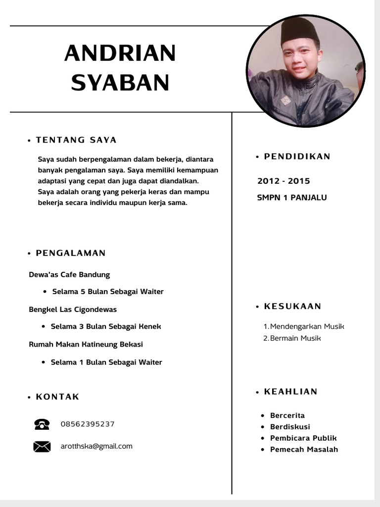 contoh cv | PDF