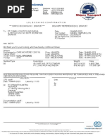 Bill of Lading CCL Cargo Container Line - CANS19058826 | PDF | Freight ...