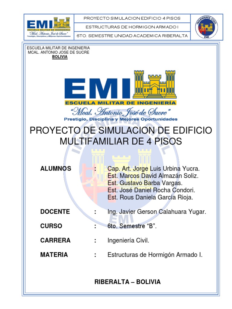 INFORME PROYECTO SIMULACION - GRUPO 1 - ULTIMO-fusionado | PDF | Elementos arquitectónicos ...