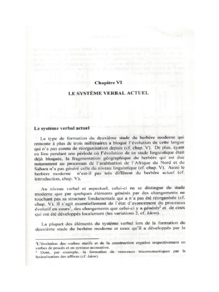 6-Le Système Verbal Actuel Et Conclusion | PDF