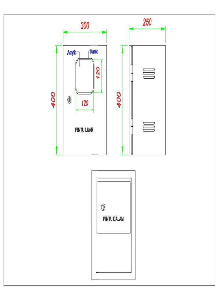 Panel Box Double Door 400 X 300 X 250 | PDF
