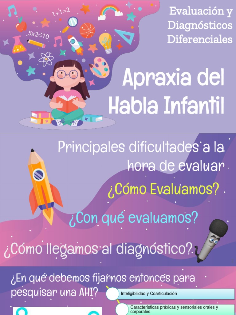 Apraxia Del Habla Infantil | PDF | Sílaba | Fonología