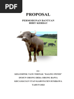 Contoh Proposal Permohonan Bantuan Ternak Sapi | PDF