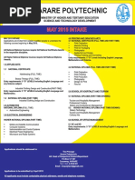 Harare Polytechnic Courses Overview | PDF | Engineering | Mechanical ...