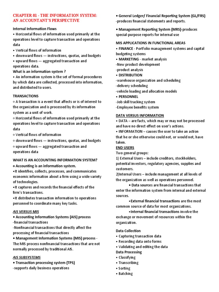 Accounting Information Systems Overview | PDF | Audit | Invoice