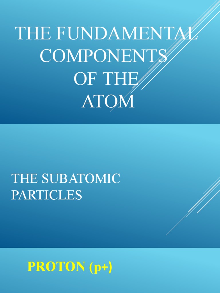 The Fundamental Components | PDF