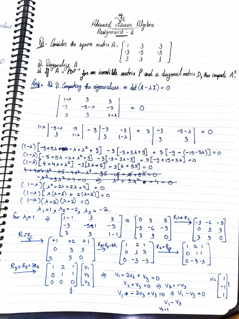Linear Algebra | PDF | Mathematical Concepts | Mathematics