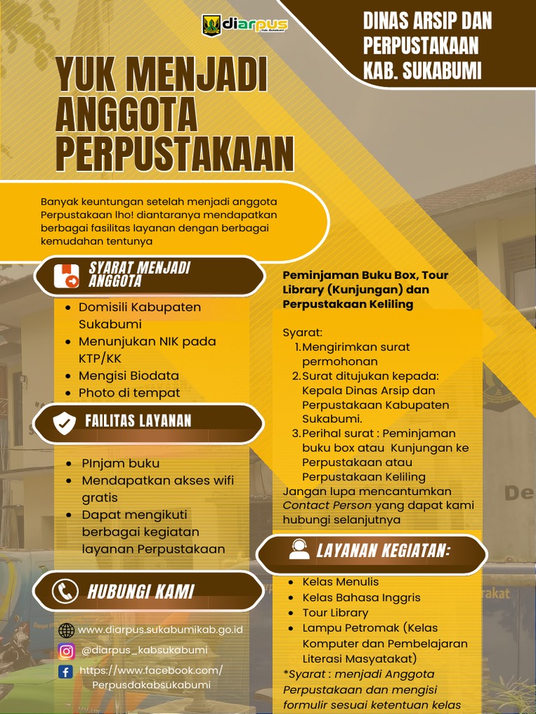 Leaflet Perpustakaan | PDF