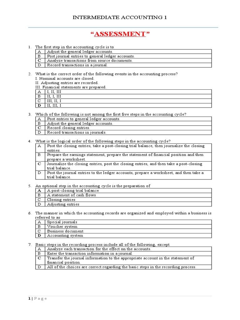 Conceptual Framework Practice Questions Pdf Debits And Credits
