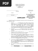 Edited Answer-To-Petition-For-Partition | PDF | Lawsuit | Public Law