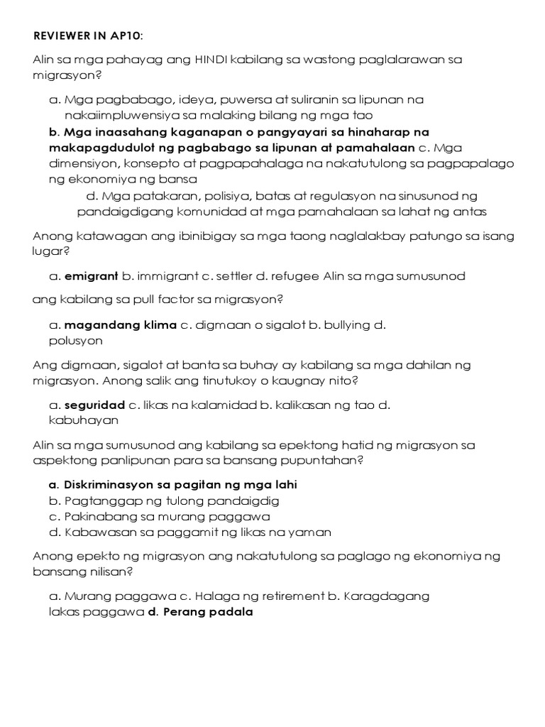 Reviewer in Ap10 | PDF