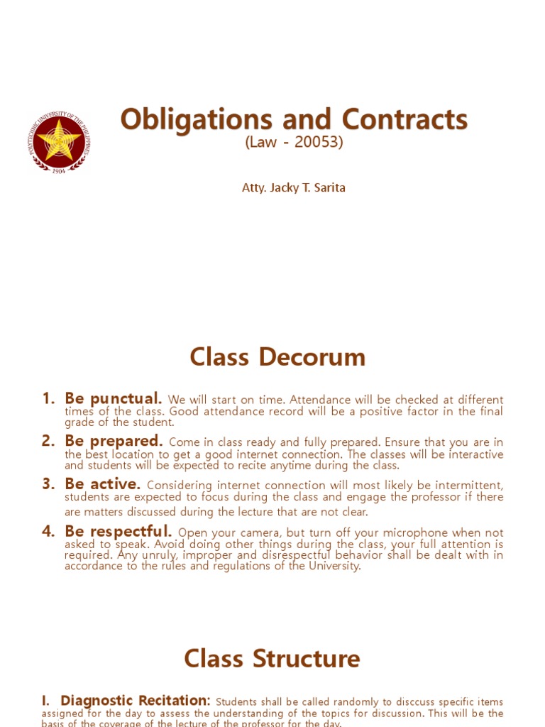 PUP Obligation and Contracts Lesson 2 1 | PDF | Law Of Obligations | Breach Of Contract