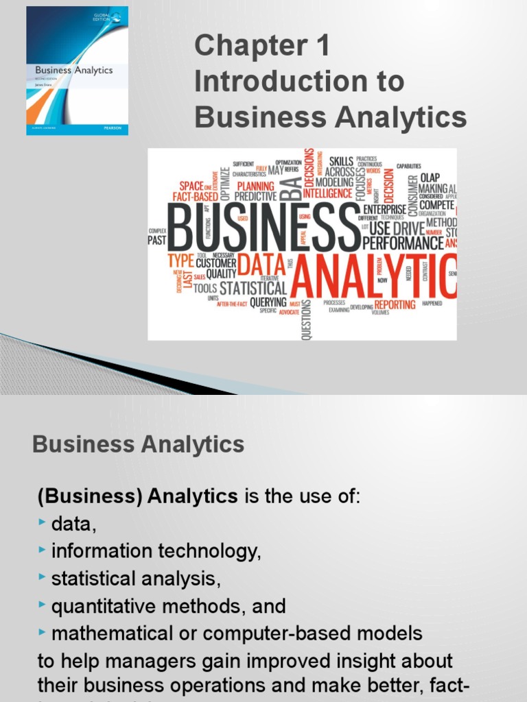 Evans Analytics2e PPT 01 | PDF | Analytics | Level Of Measurement