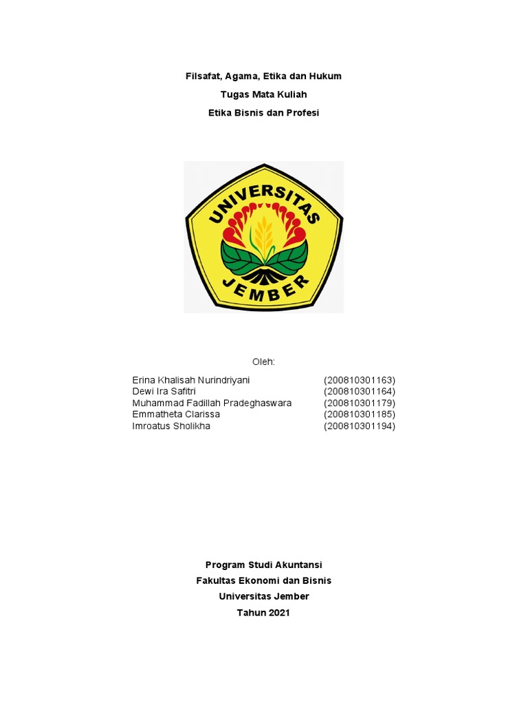 Definisi Etika dalam Filsafat dan Agama | PDF