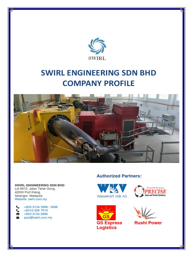 Swirl Engineering Company Profile 081020 | PDF | Turbomachinery ...