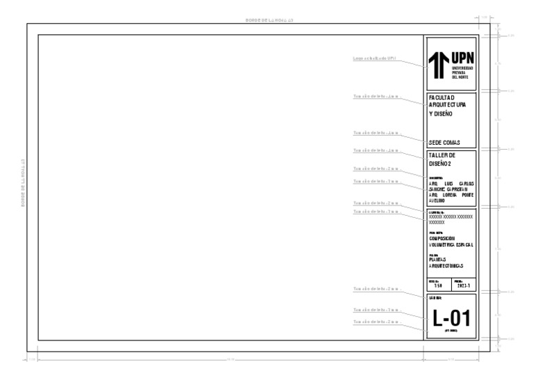 Membrete A3 Instrucciones y Medidas | PDF