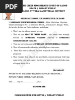 CAC Form 1.1: Company Registration Guide | PDF | Notary Public | Common Law