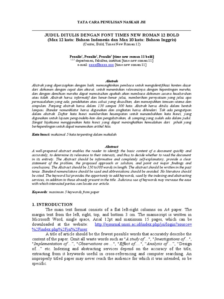 Template Jurnal - UAS | PDF